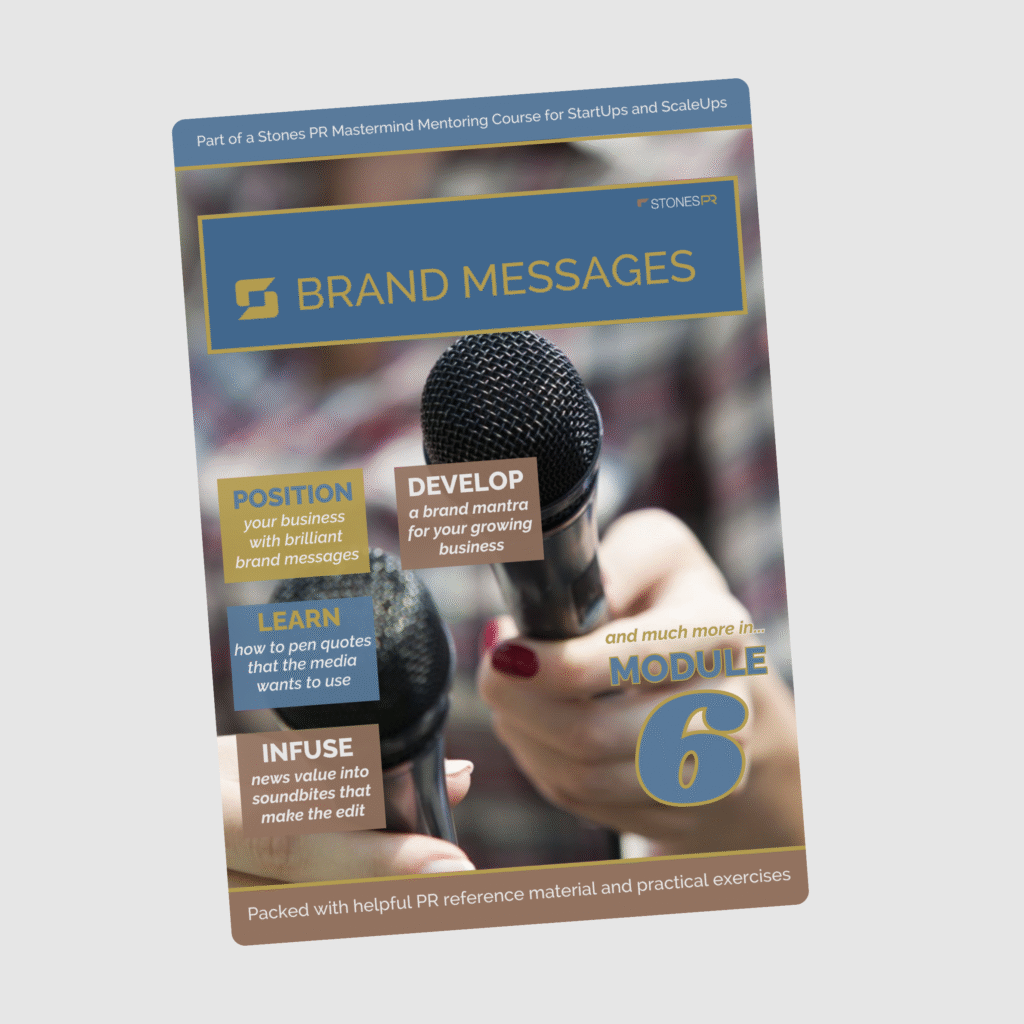 Module 6 BRAND MESSAGES - Stones PR